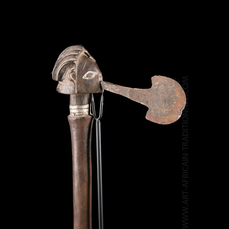 Luba Upemba chief's axe Congo - Authentic African Tribal Art Gallery