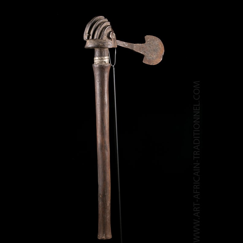 Luba Upemba chief's axe Congo - Authentic African Tribal Art Gallery
