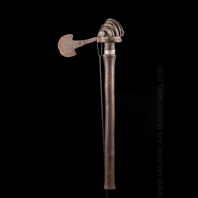 Luba Upemba chief's axe Congo - Authentic African Tribal Art Gallery