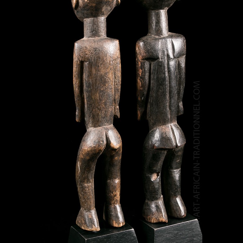 Couple of Lobi figures - Auctions African Art Gallery
