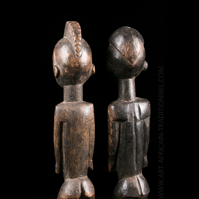 Couple of Lobi figures - Auctions African Art Gallery