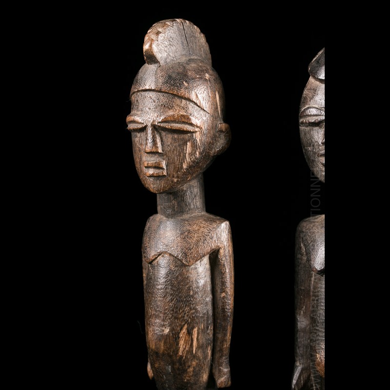 Couple of Lobi figures - Auctions African Art Gallery