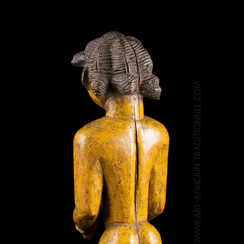 Akye female figure - Auctions African Art Gallery