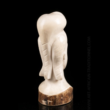 Ivory colonial head Congo Zaïre - Auctions African Art Gallery
