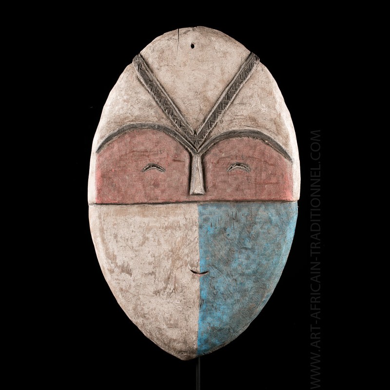 Mbole house mask Congo - Auctions African Art Gallery