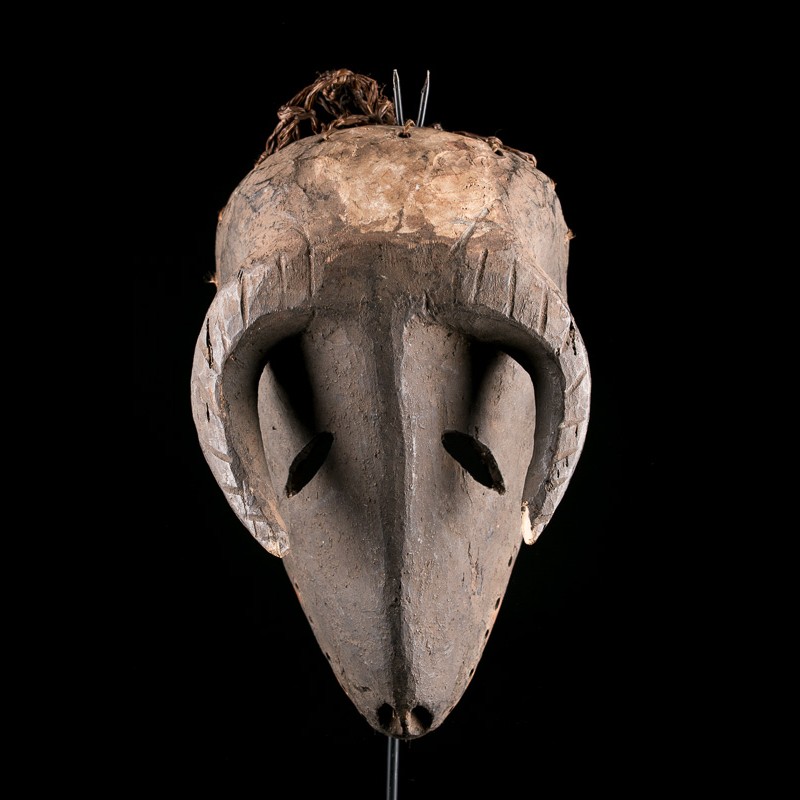 Rare Salampasu ram mask Congo - Auctions African Art Gallery