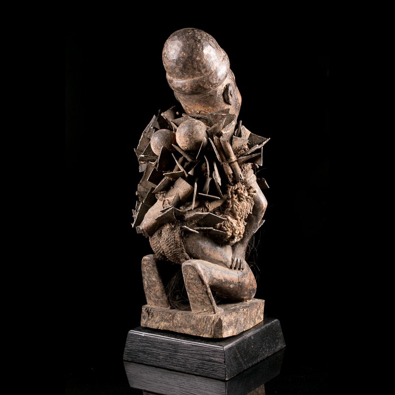 Kongo Nkisi Nkonde fetish figure Congo - Auctions African Art Gallery