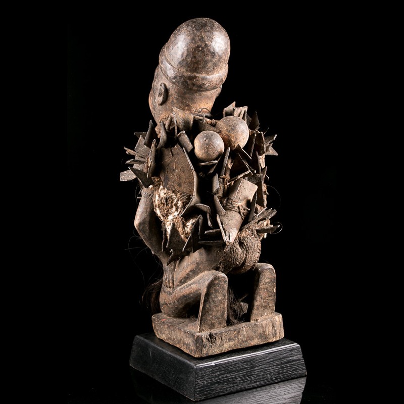 Kongo Nkisi Nkonde fetish figure Congo - Auctions African Art Gallery