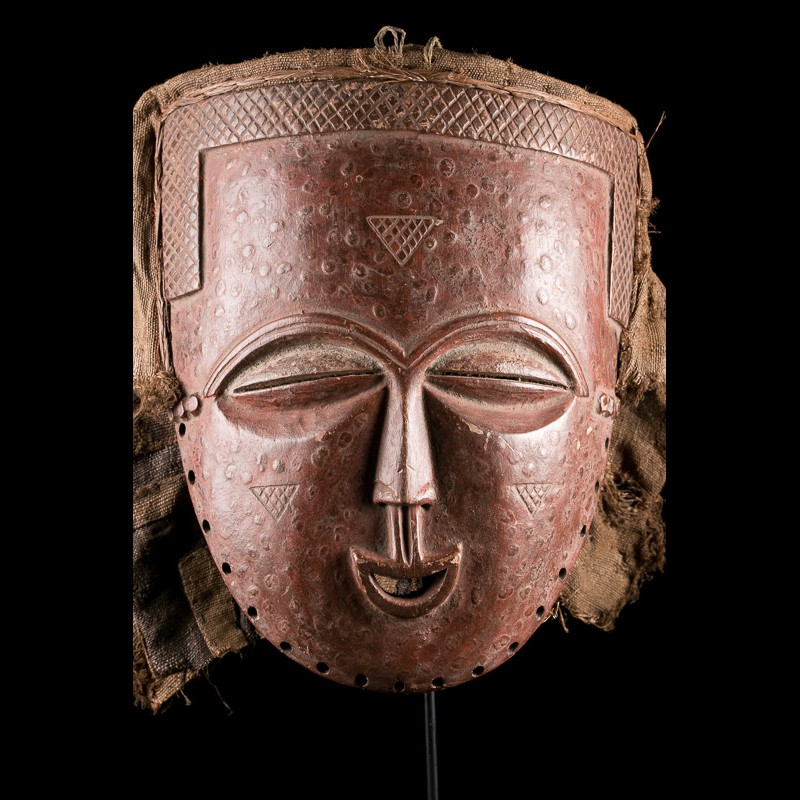 Lele Mask DRC Congo - Auctions African Art Gallery