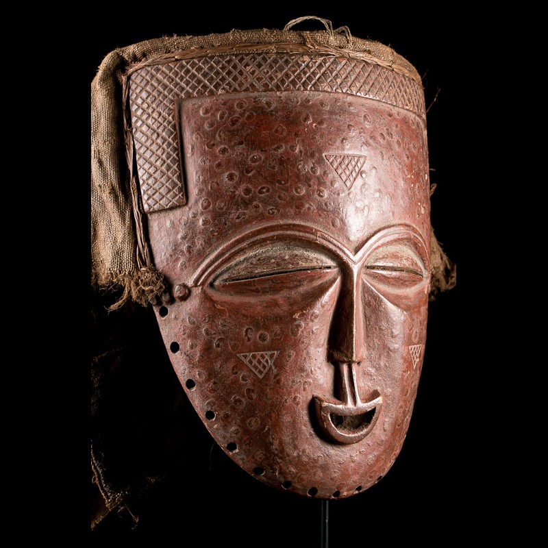 Lele Mask DRC Congo - Auctions African Art Gallery