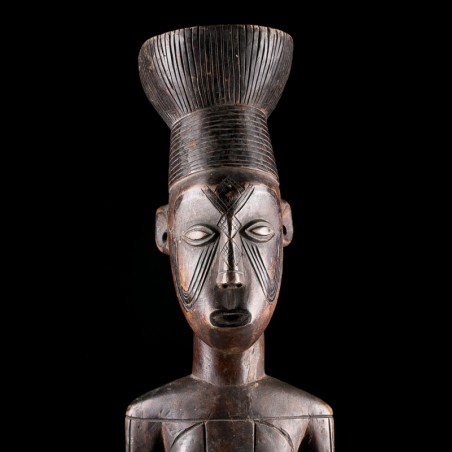 Statue Mangbetu Congo - Enchères Art Africain Traditionnel Galerie
