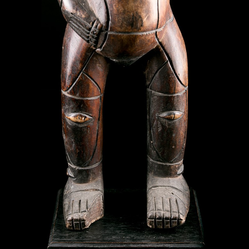 Statue Mangbetu Congo - Enchères Art Africain Traditionnel Galerie