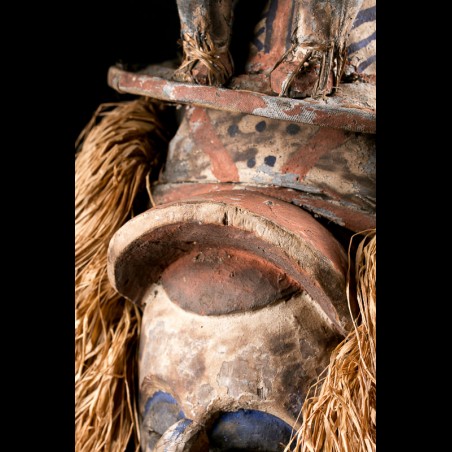 Yaka Kholuka african mask Congo - African Art Gallery