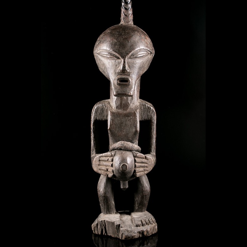 Large Songye Nkishi african figure- Auctions African Art Gallery