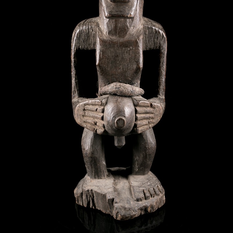Large Songye Nkishi african figure- Auctions African Art Gallery