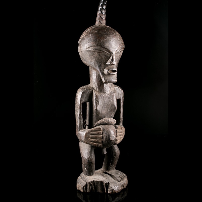 Large Songye Nkishi african figure- Auctions African Art Gallery