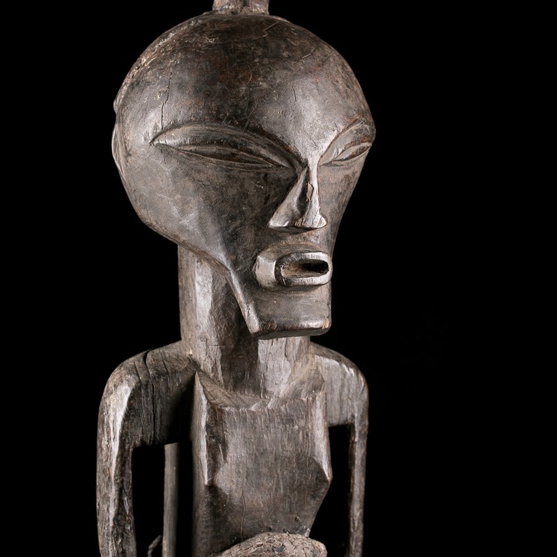 Large Songye Nkishi african figure- Auctions African Art Gallery