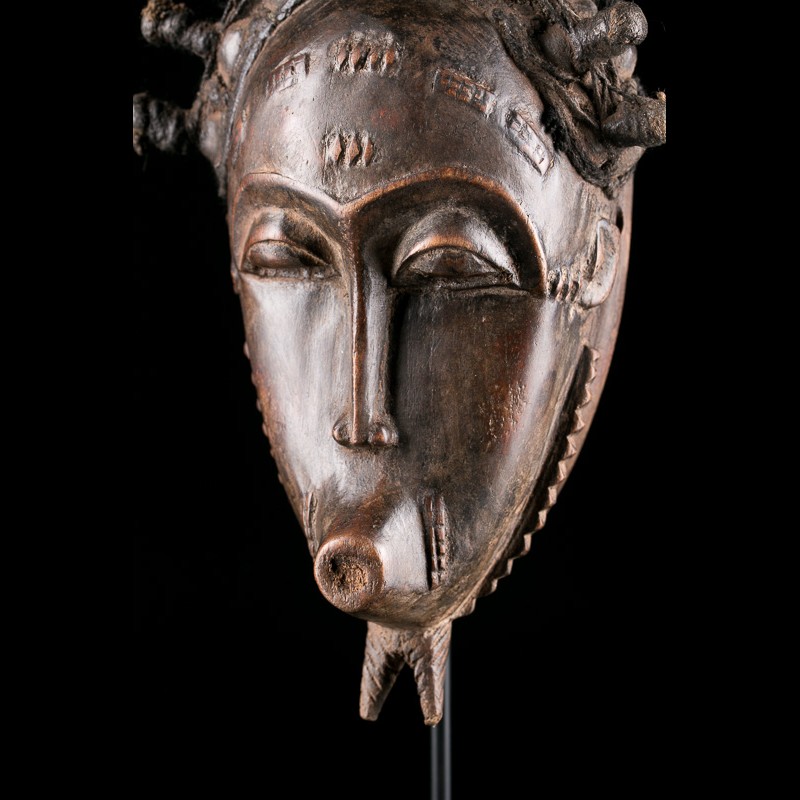 Yaoure effigy mask Ivory Coast - Auctions African Art Gallery