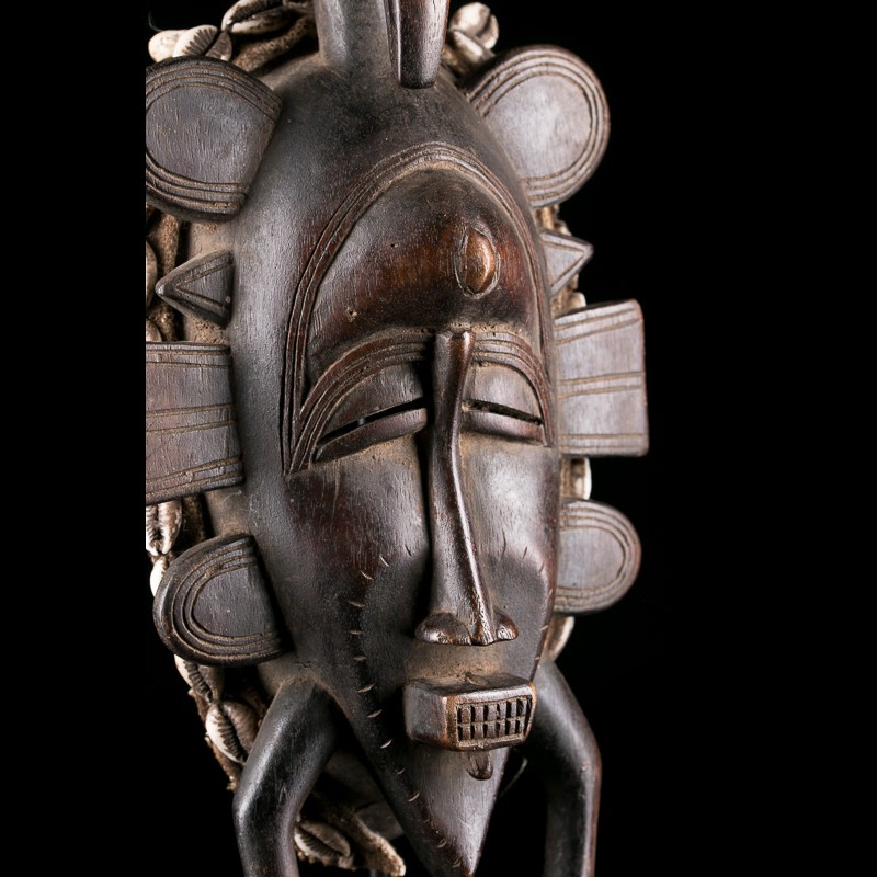 Senufo Kpeliye mask Ivory Coast - Auctions African Art Gallery