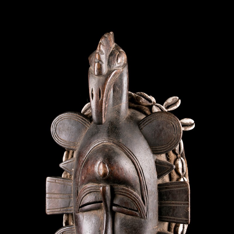 Masque Senoufo Kpeliye Côte d'Ivoire - Enchères Art Africain ...
