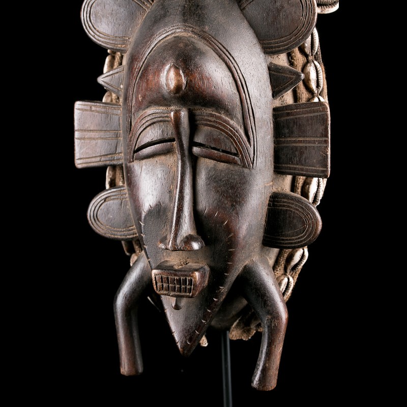 Masque Senoufo Kpeliye Côte d'Ivoire - Enchères Art Africain ...