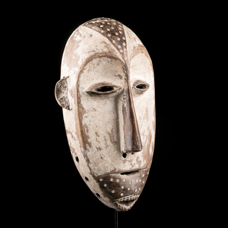 Lega Idimu mask - African art masks of the Bwami in D. R. Congo