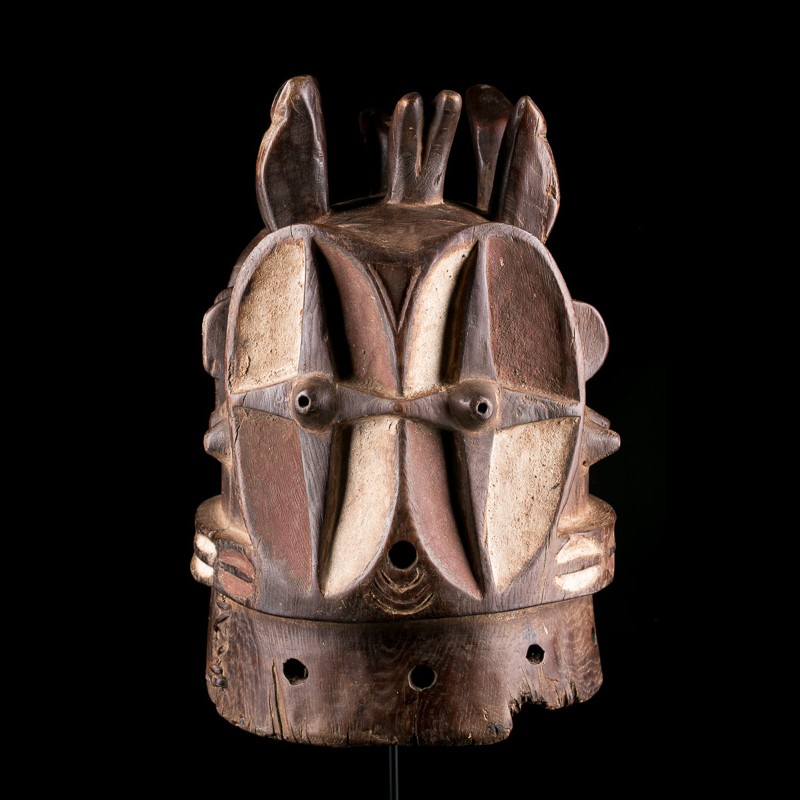 Bembe Echwaboga helmet mask - Auctions African Art Gallery