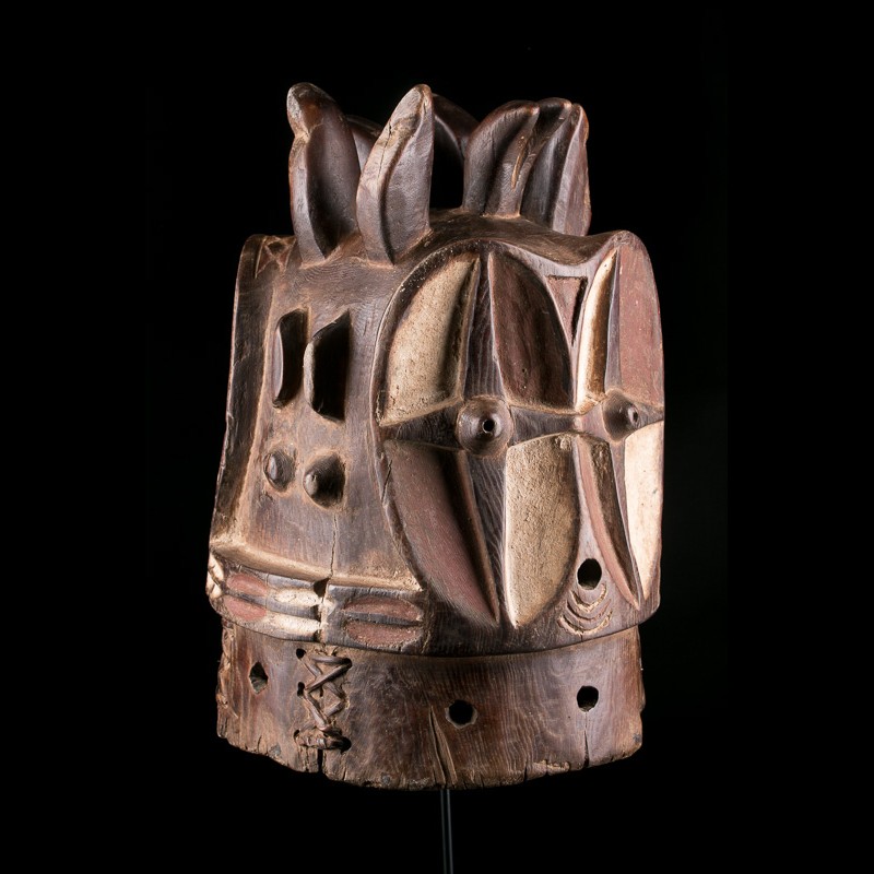 Bembe Echwaboga helmet mask - Auctions African Art Gallery