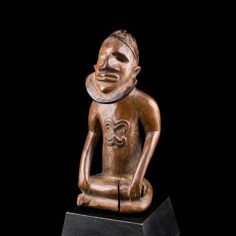 Statue Bembe Babembe Congo - Enchères Art Africain Traditionnel Galerie