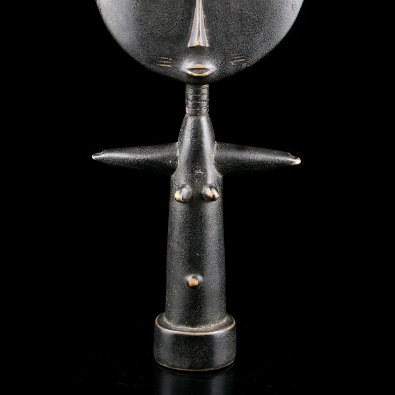 Asante Akan Akua'ba doll - African figure Ghana Art