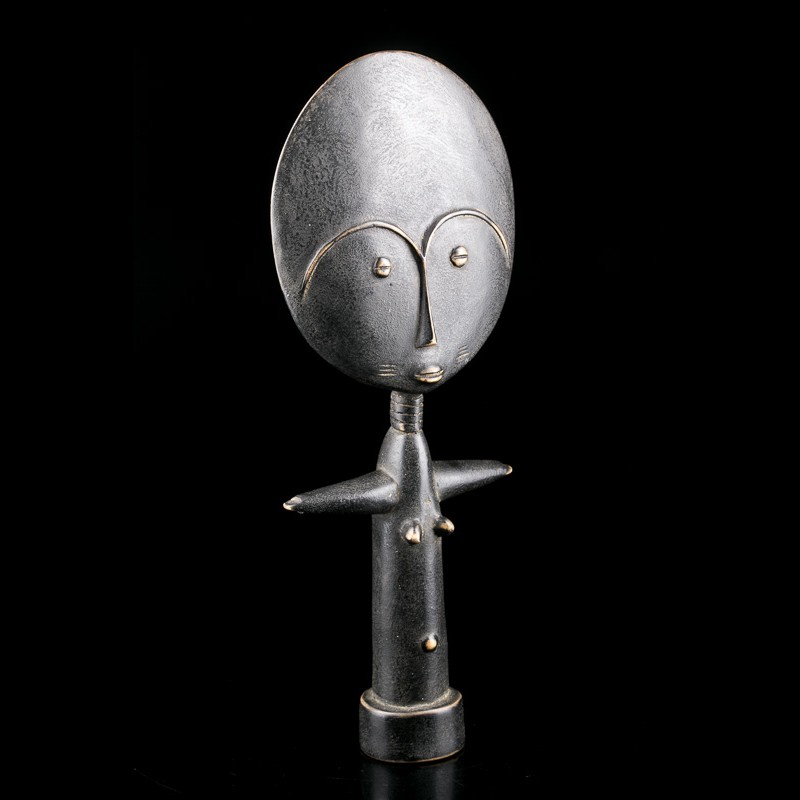 Asante Akan Akua'ba doll - African figure Ghana Art