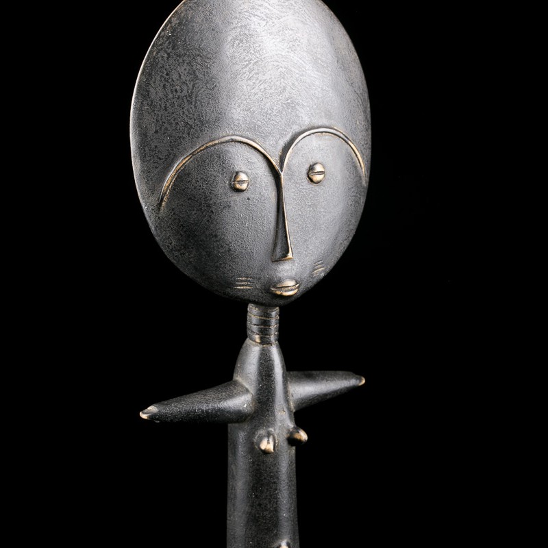 Asante Akan Akua'ba doll - African figure Ghana Art