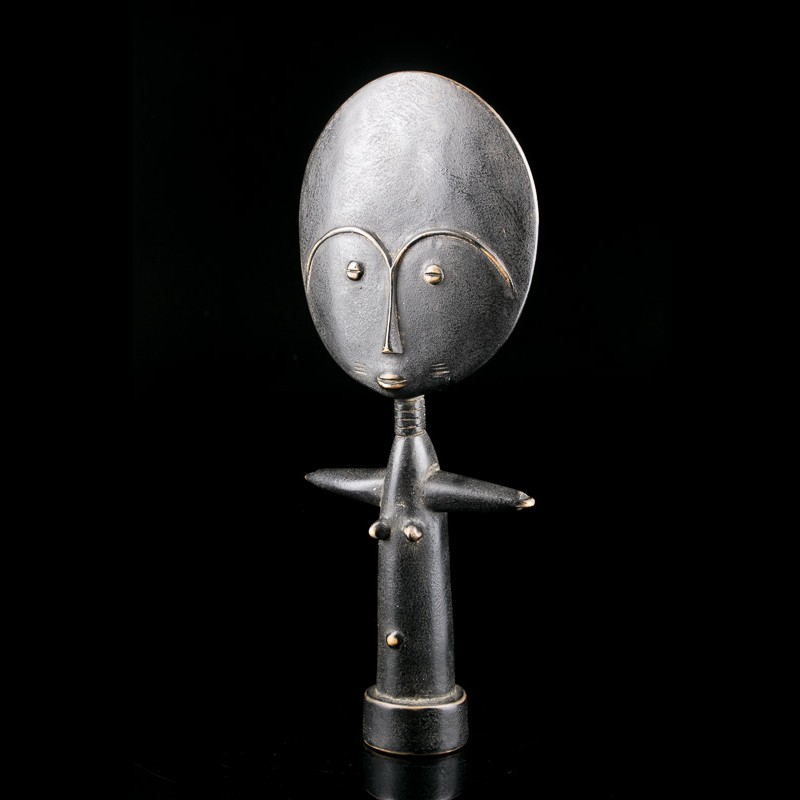 Asante Akan Akua'ba doll - African figure Ghana Art