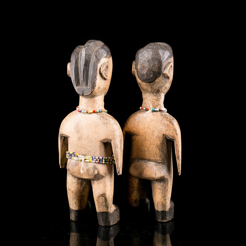 Ewe Venavi twin figures - Auctions African Art Gallery
