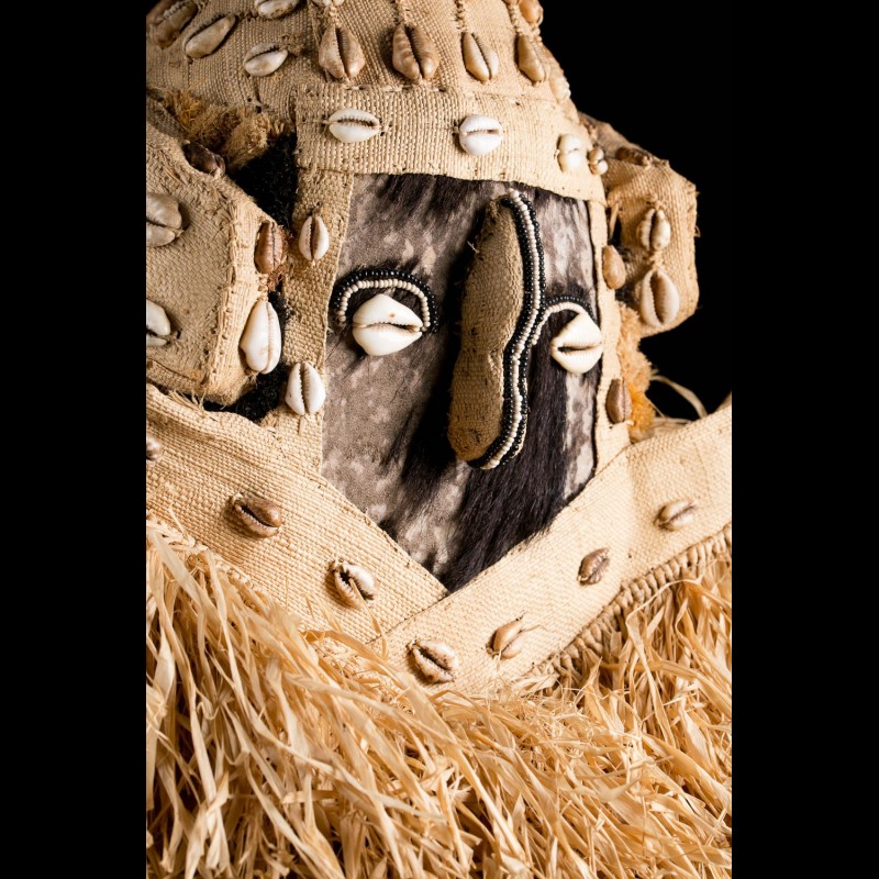 Elephant mask Mukyeem / Mukenda - Ngeende Kuba - Congo - Traditional ...
