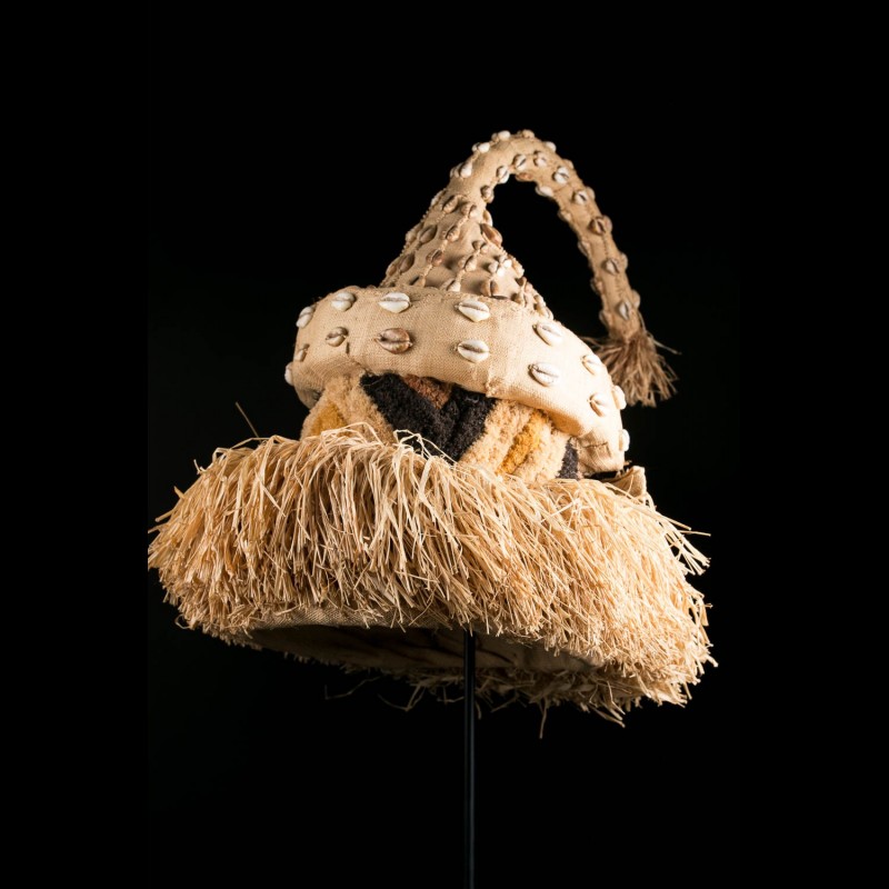 Elephant mask Mukyeem / Mukenda - Ngeende Kuba - Congo - Traditional ...