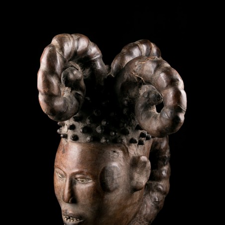 Ejagham Ekoi crest mask Nigeria Cross River - Auctions African Art Gallery