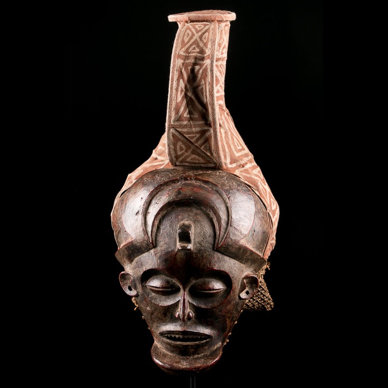 Chokwe Kalelwa mask Mukanda Angola - Auctions African Art Gallery