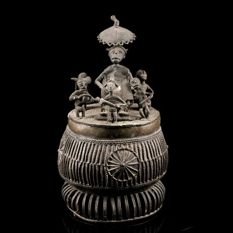 Ashanti Kuduo vessel bronze Ghana - Auctions African Art Gallery