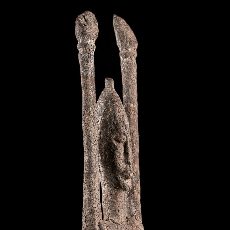 Statue du Nommo Dogon Tellem art africain du Mali- Enchères Art ...