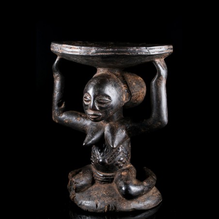 Luba Lupona stool - Auctions African Art Gallery