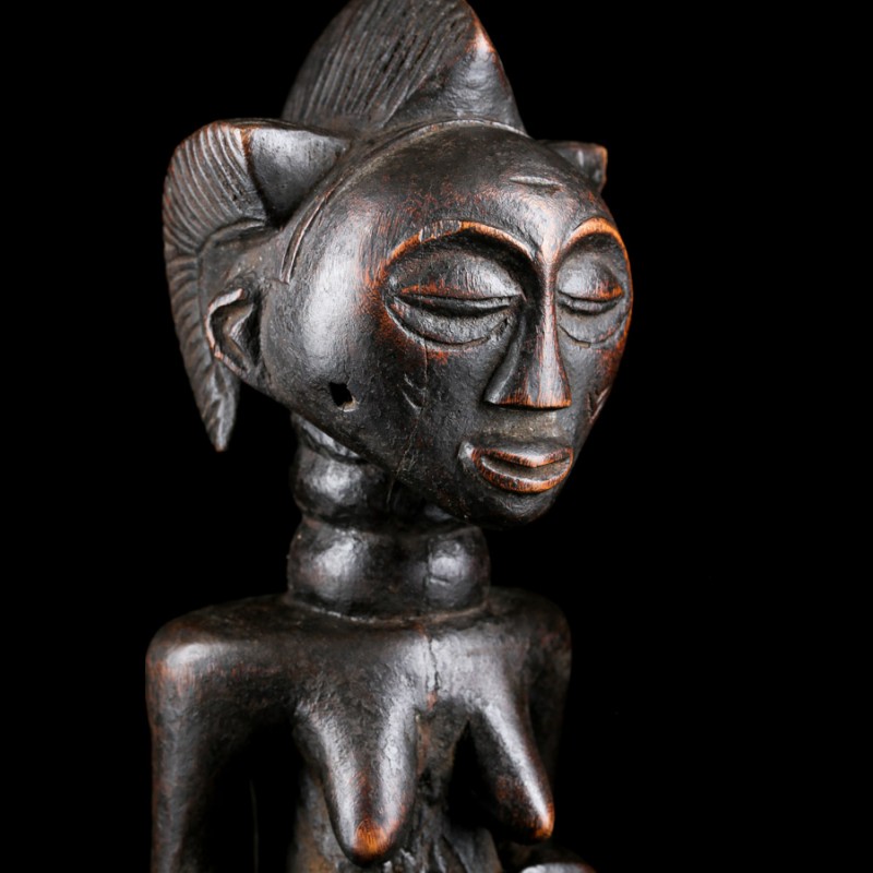 Luba female figure Congo - Auctions African Art Gallery
