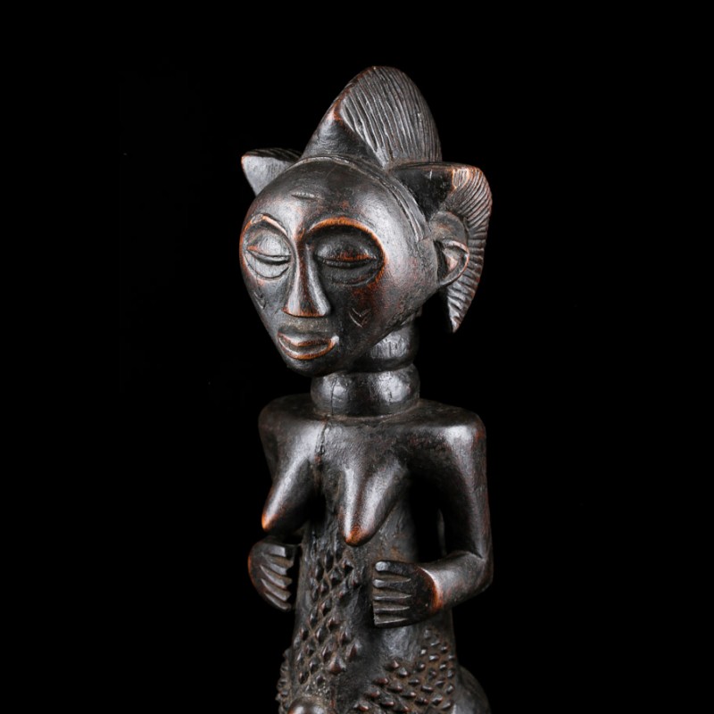 Luba female figure Congo - Auctions African Art Gallery