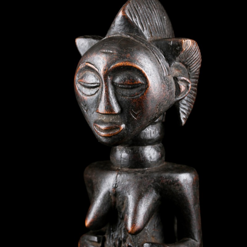 Luba female figure Congo - Auctions African Art Gallery