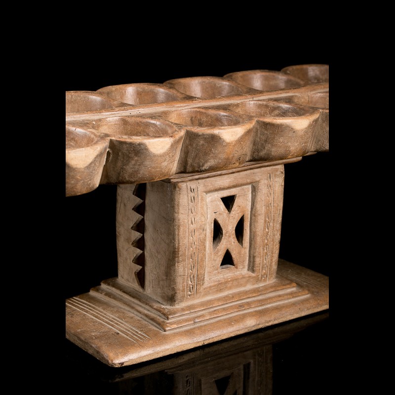 Ashanti Awale Mancala game board Ghana - African Art Gallery