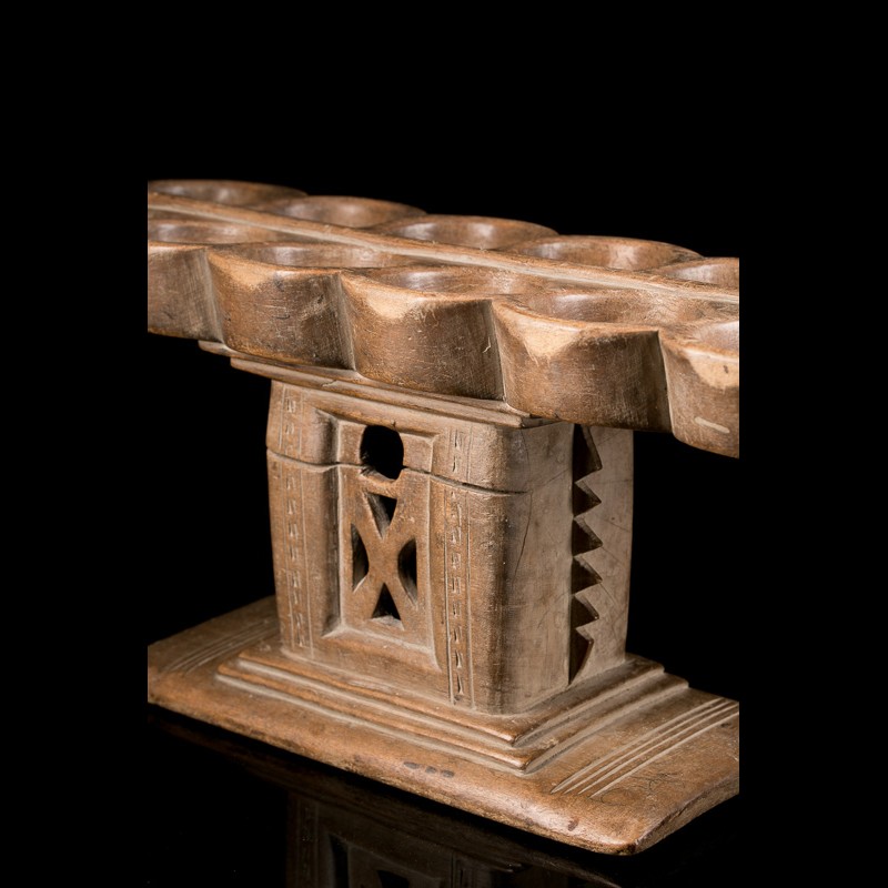 Plateau de jeu Awale Mancala Ashanti Ghana - Art Africain Traditionnel ...