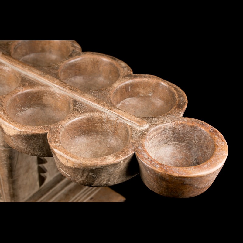 Plateau de jeu Awale Mancala Ashanti Ghana - Art Africain Traditionnel ...