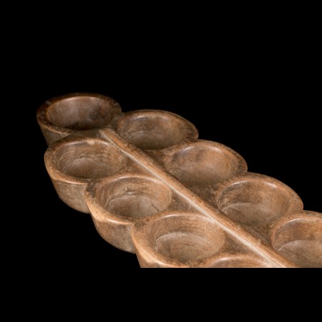 Ashanti Awale Mancala game board Ghana - African Art Gallery
