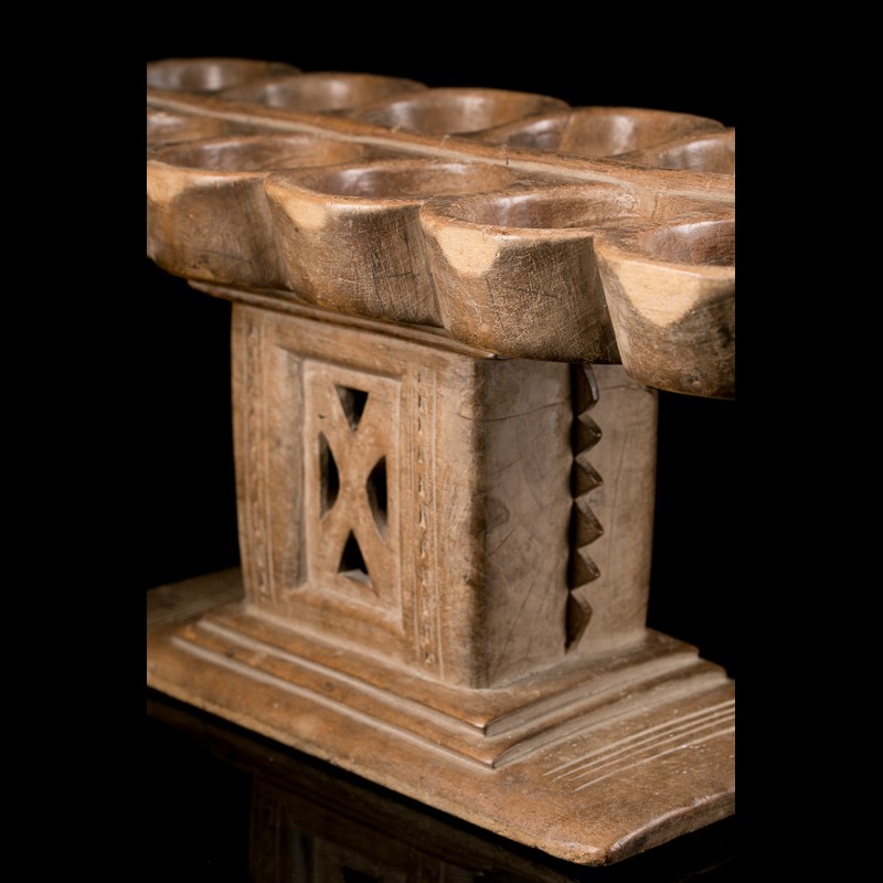 Ashanti Awale Mancala game board Ghana - African Art Gallery