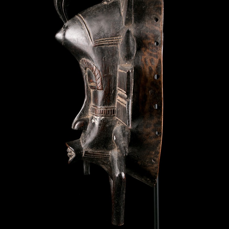 Masque Senoufo Kpeliye Côte d'Ivoire - Enchères Art Africain ...